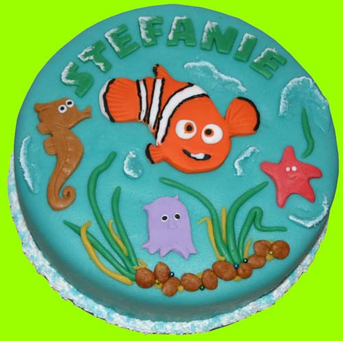 Finding Nemo taarten in diverse soorten en maten